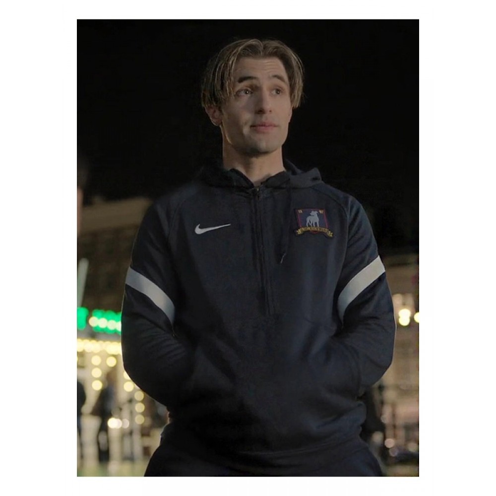Ted Lasso S03 Jamie Tartt Black Track Jacket Americasuits 6706